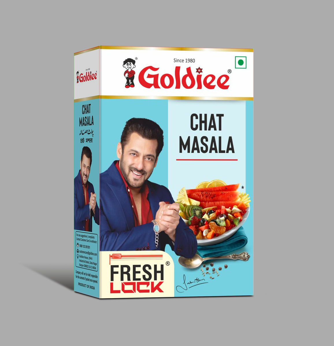 CHAT MASALA 100g. BOX (FRESH LOCK) – Goldiee Online Store