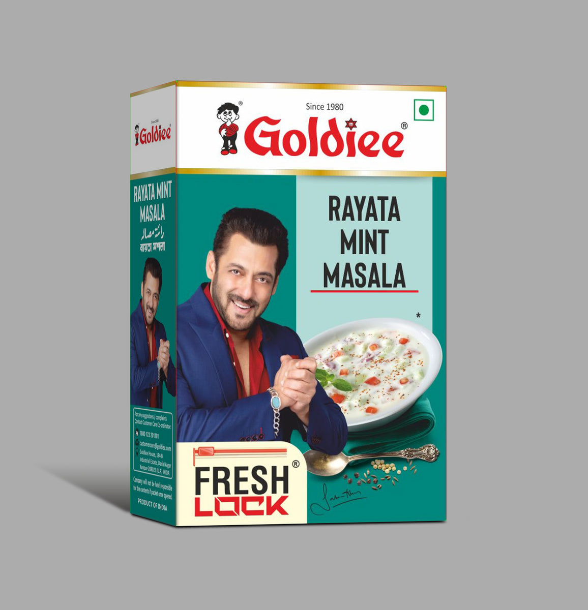 RAYATA MINT MASALA 100g. BOX (FRESH LOCK) – Goldiee Online Store