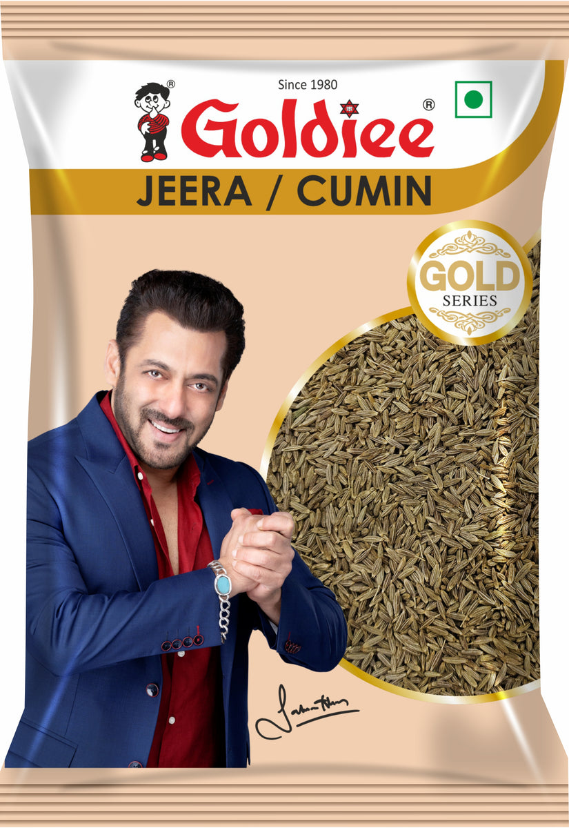 Goldiee Cumin/Jeera Whole - 100 gm (Pouch ) Gold Series – Goldiee ...